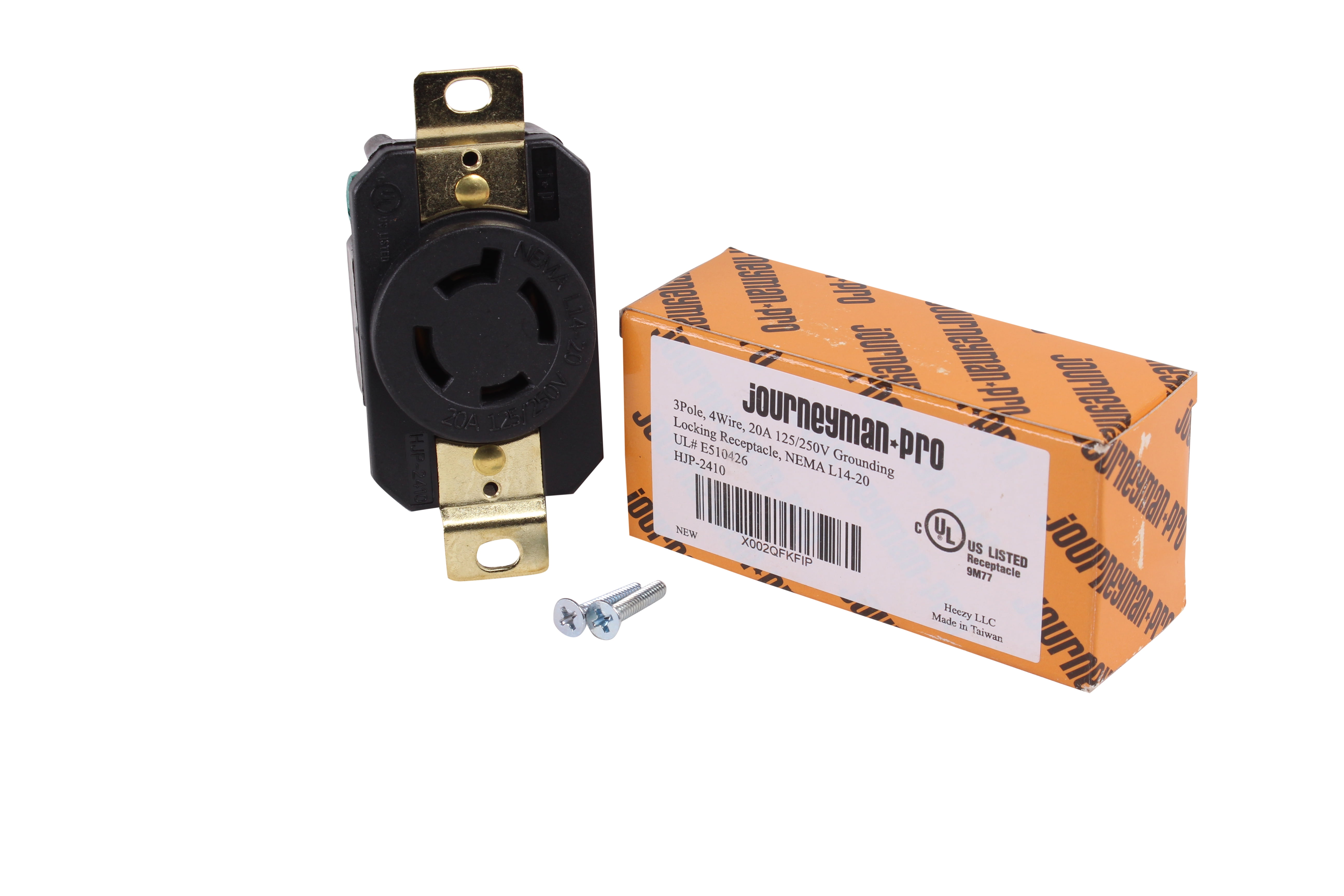 Journeyman-Pro 2410 NEMA L14-20R, 20A 125/250 Volt, Flush Mounting ...