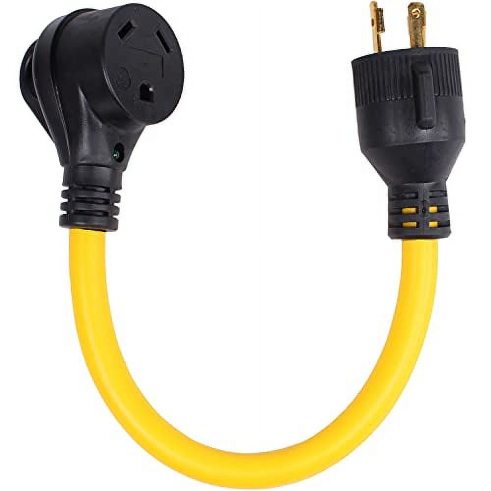 Journeyman-Pro 30 Amp Male to 30 Amp Female Dogbone Adapter RV ...