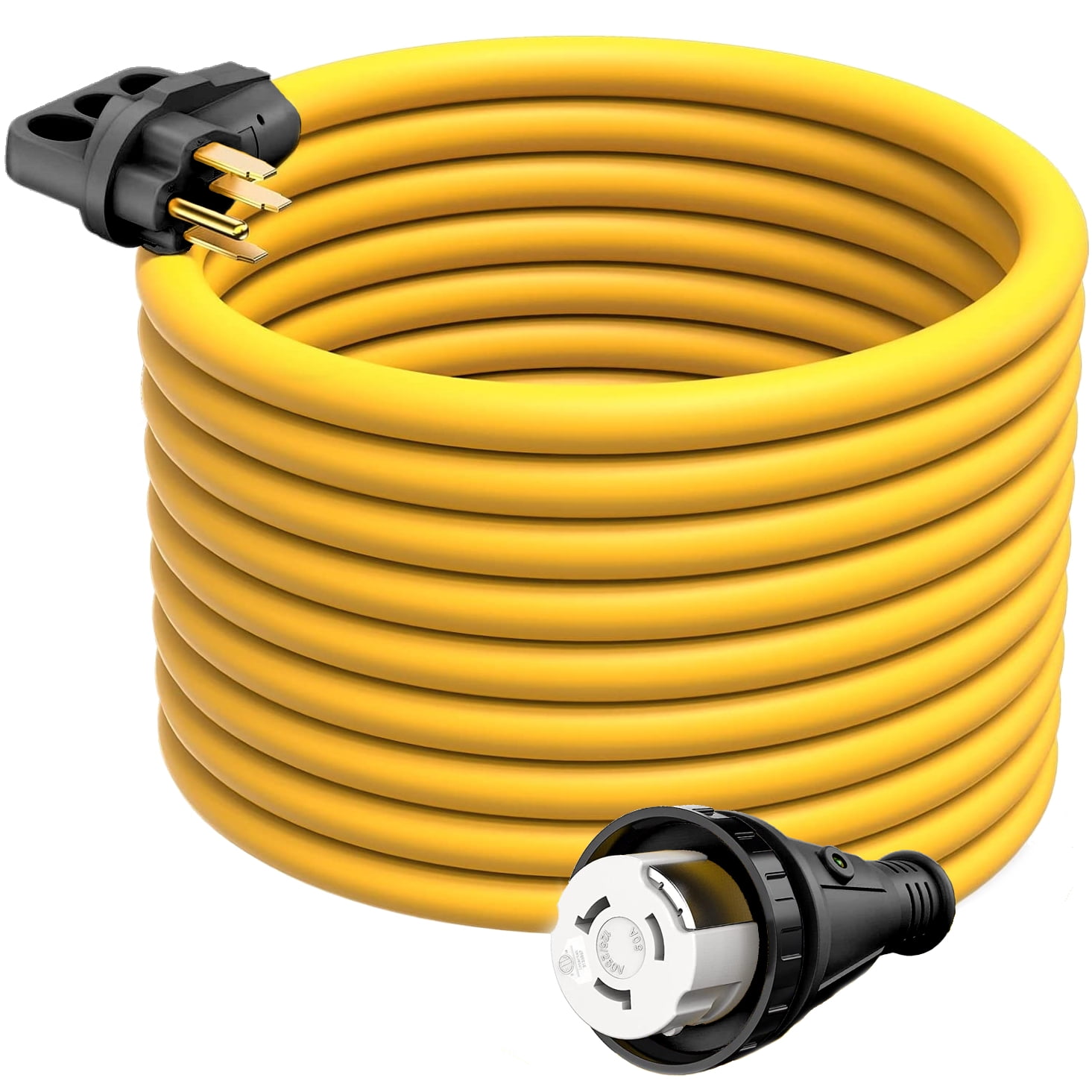 Journeyman-Pro 50A RV Power Extension Cord 14-50P to SS2-50R (Safety ...