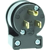 Eaton Wiring Devices 2867-BOX Straight Blade Electrical Plug, 125 V, 15 ...