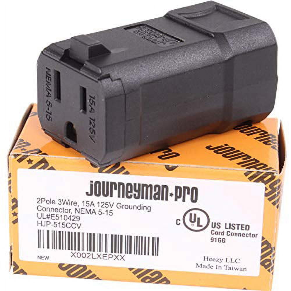 Journeyman-Pro 515CCV Clamshell 15 Amp 120-125 Volt, NEMA 5-15R, 2Pole ...