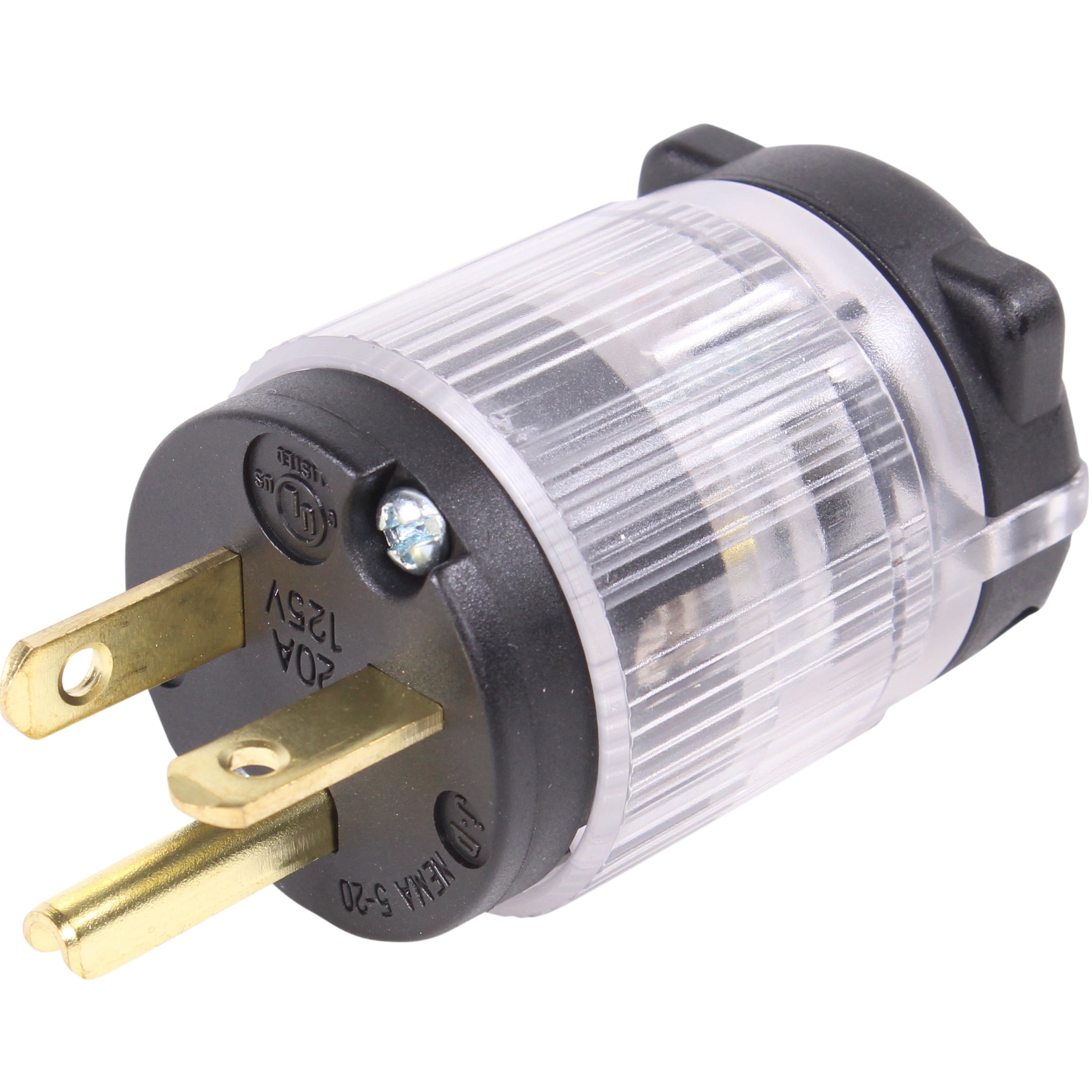 Journeyman-Pro 520PV-LIT Lighted 20 Amp 120-125 Volt, NEMA 5-20P, 2Pole ...