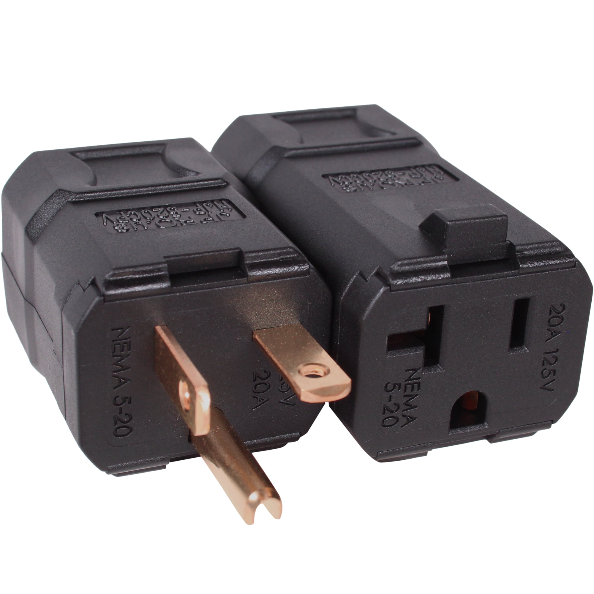 Journeyman-Pro Clamshell Plug & Connector Set 20 Amp 120-125 Volt, NEMA ...