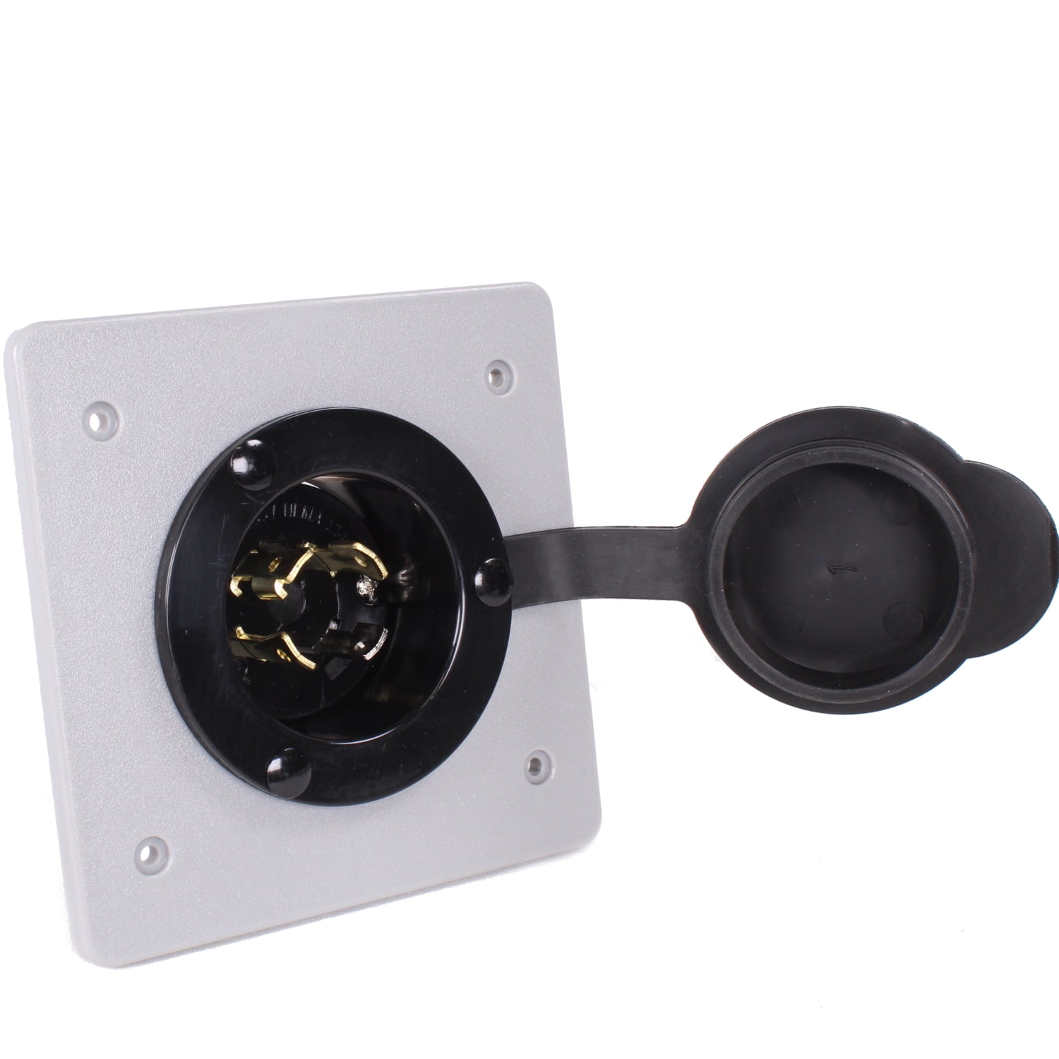 Journeyman-Pro - NEMA Power Flanged Inlet Receptacle 3P/4P, 20-30 A ...