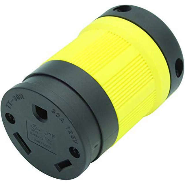 Journeyman-Pro NEMA TT-30R, 30 Amp, 125 Volt, Straight Blade Female RV ...