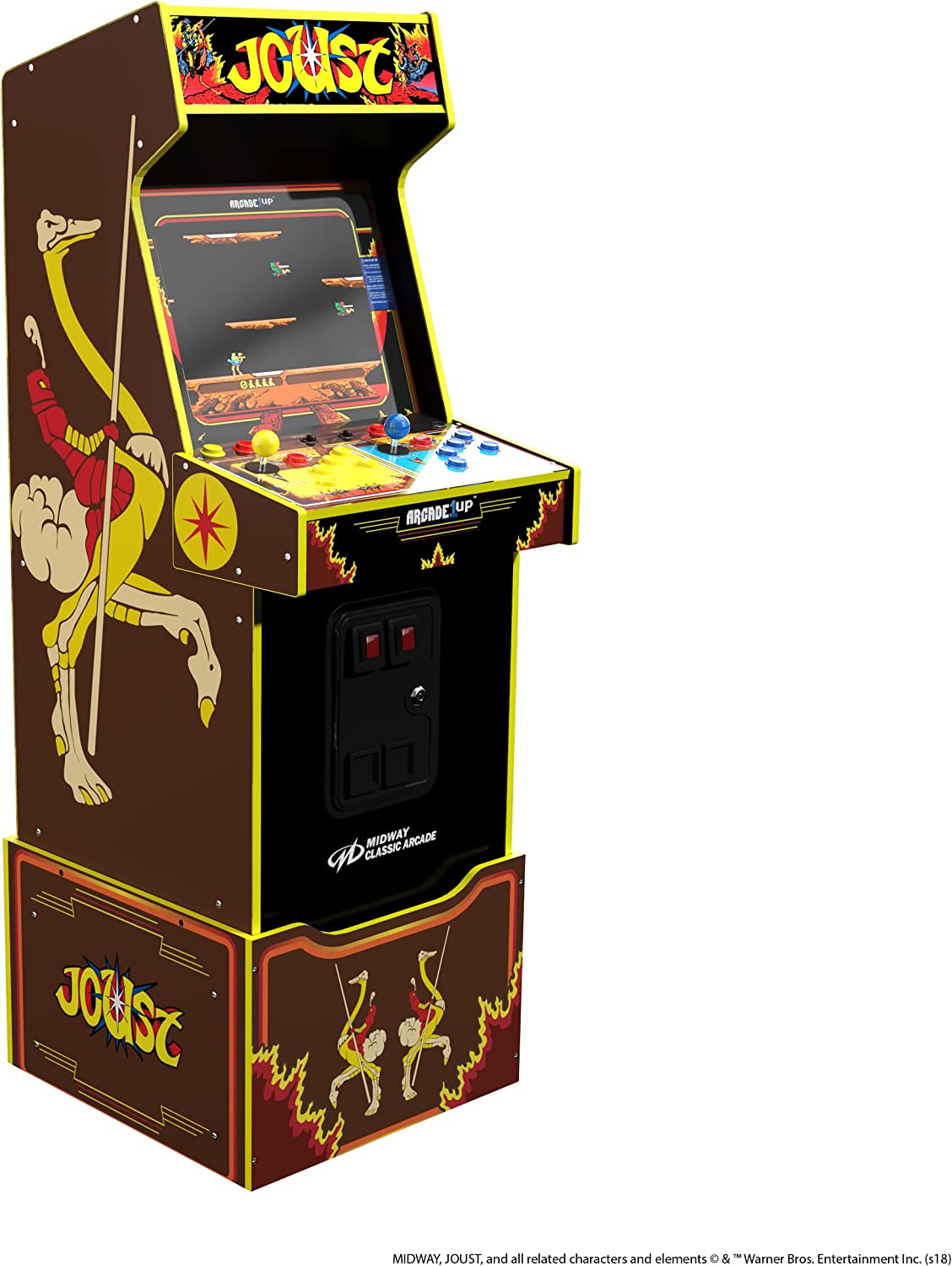 Arcade1UP Street Fighter II Big Blue Arcade Machine with Riser and ...