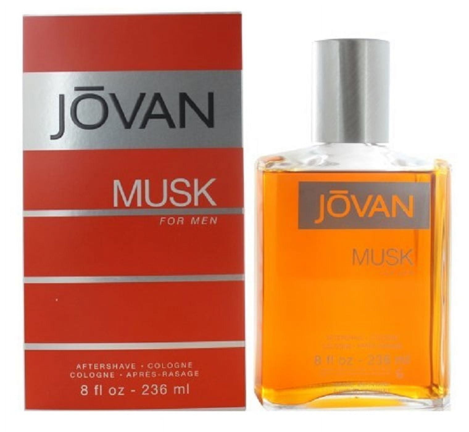 JOVAN MUSK Men's Aftershave Cologne Splash by Coty, 8.0 oz, Natural ...