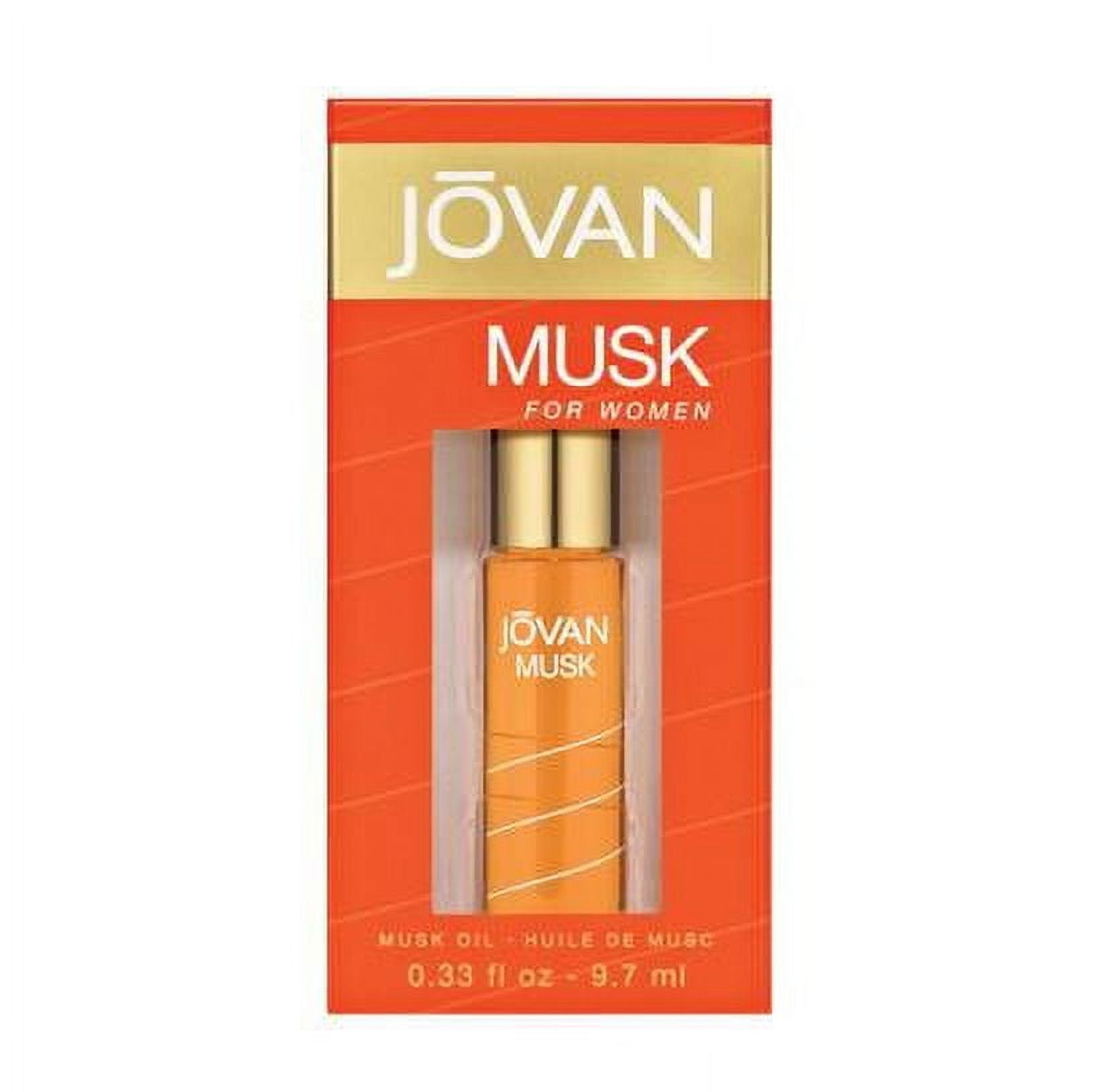 Jovan Musk Fragrance Oil for Women, 0.33 fl oz, floral musk scent with ...