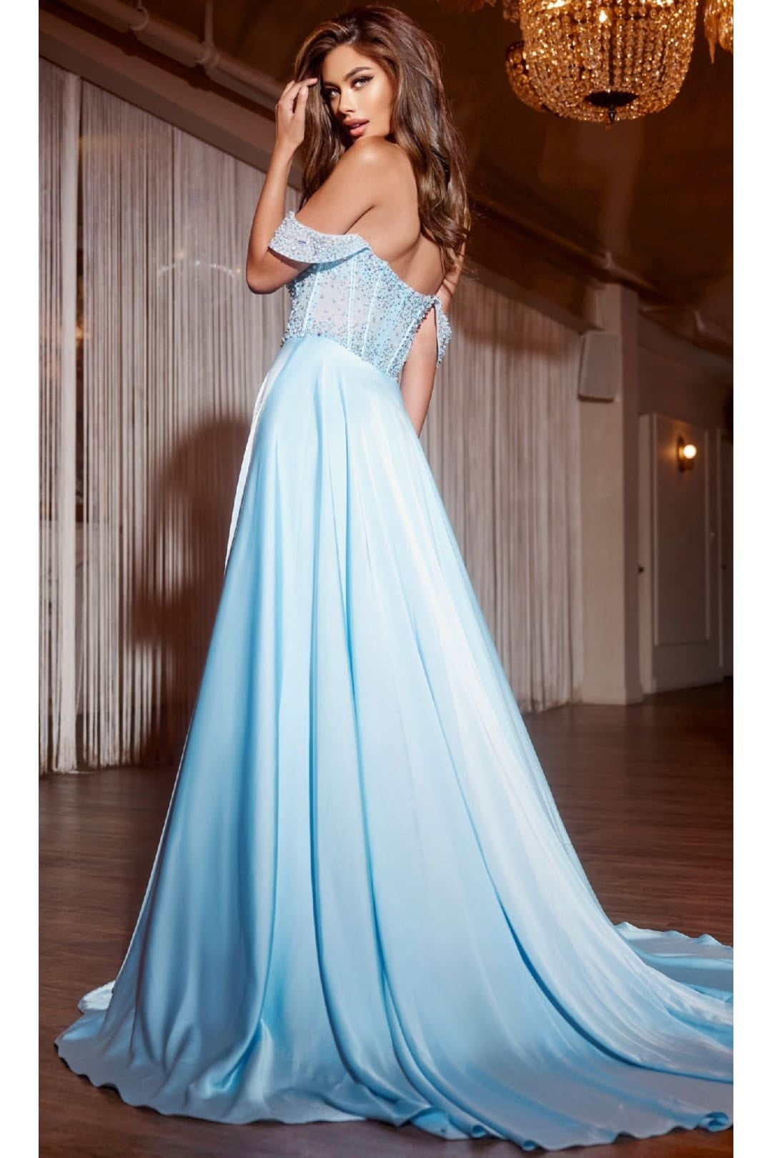Jovani Long Blue Prom 2026 Dress: D6022 Size 8 - Walmart.com