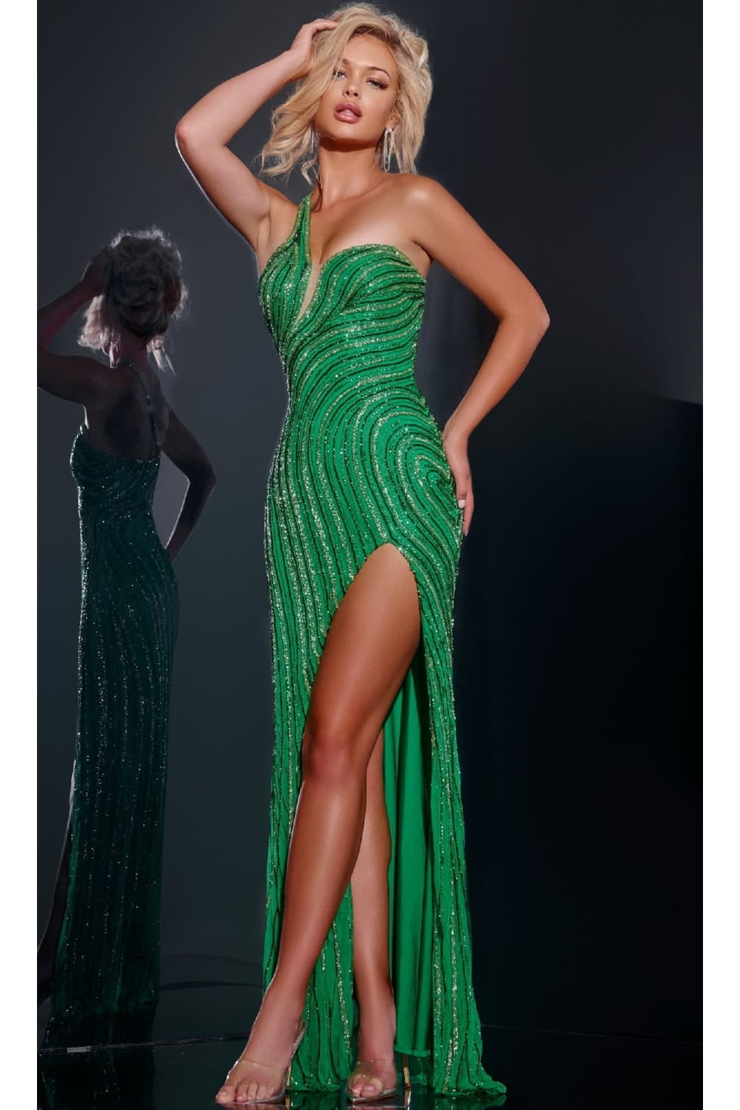 Jovani Long Prom 2026 Dress: 34010 Green Size 12 - Walmart.com