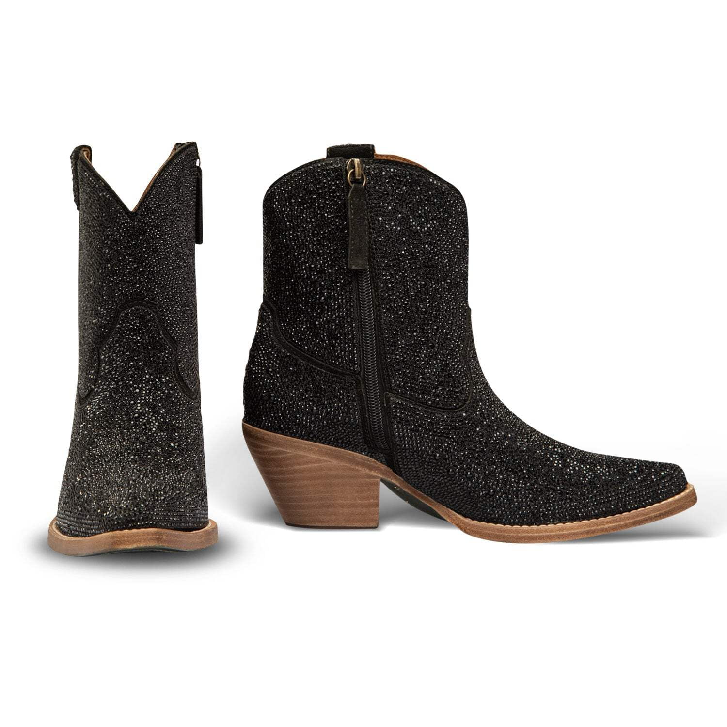 Jovanka leather Cowgirl Boots by Buck Brana - Walmart.com