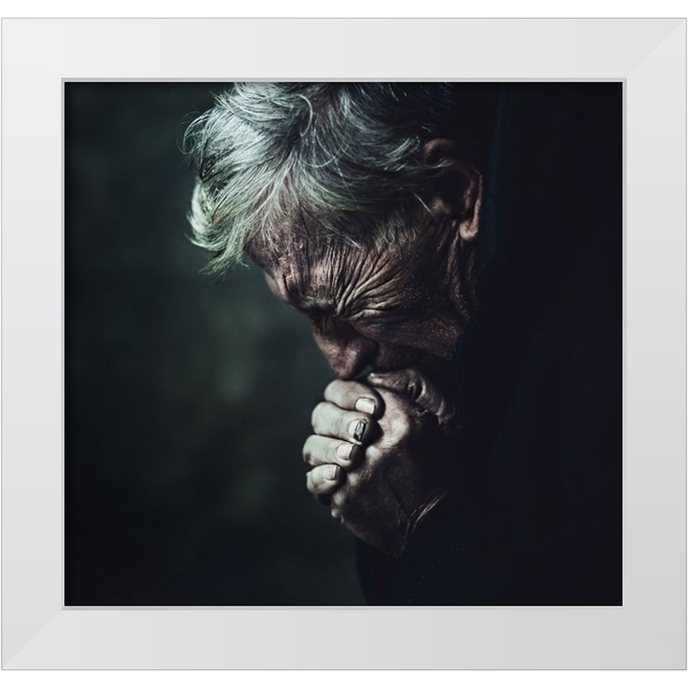 Jovanovic, Koki 27x26 White Modern Wood Framed Museum Art Print Titled ...