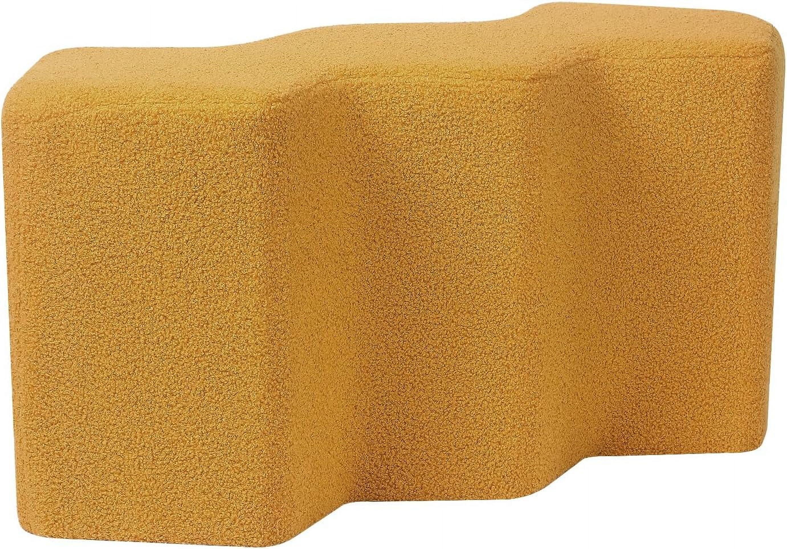 Joveco Modern Boucle Ottoman, Sherpa Multi-Functional Entryway Bench ...