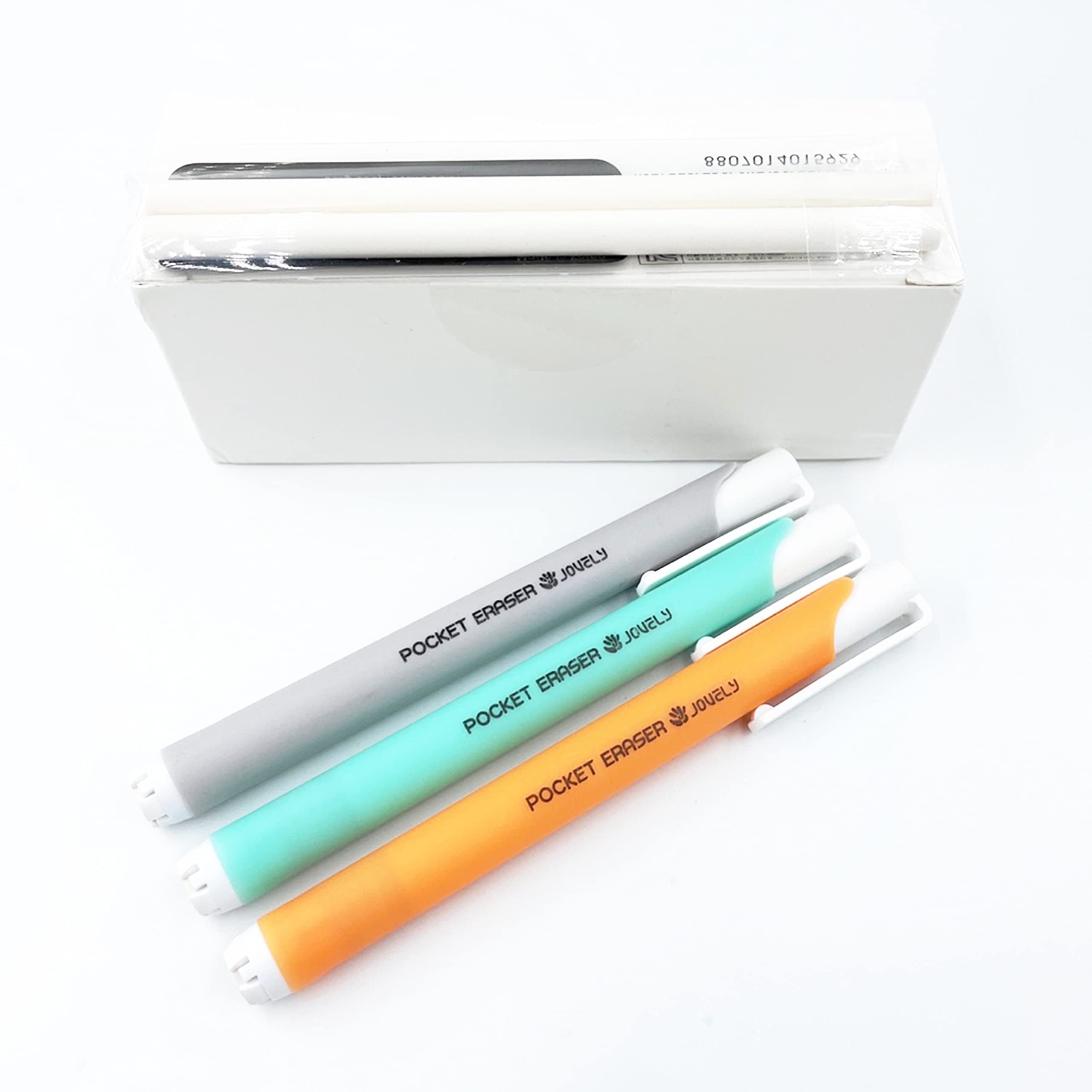 Jovely Retractable Click Pocket White Latex-Free Eraser for Pencil ...