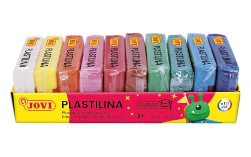 Jovi - Non Drying Modeling Clay, Endlessly Reusable Plasticine, Set of ...