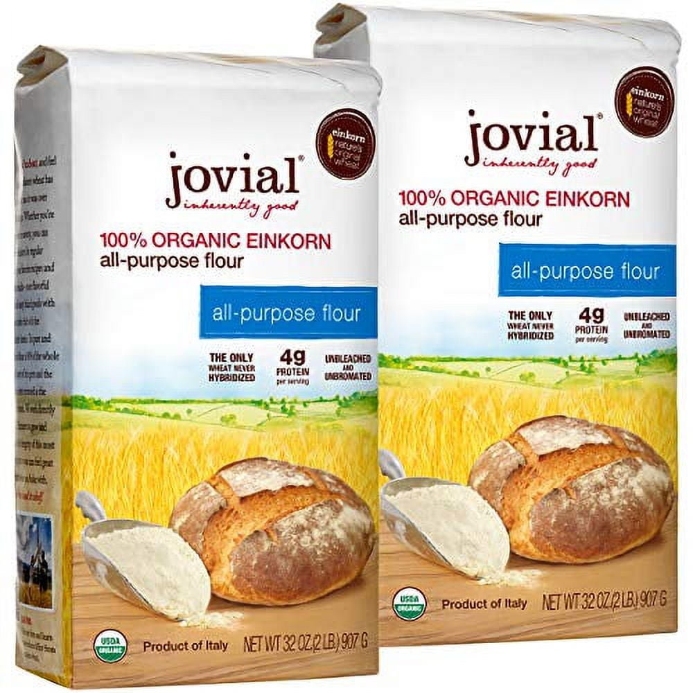 Jovial Einkorn Baking Flour | 100% Organic Einkorn All Purpose Flour ...