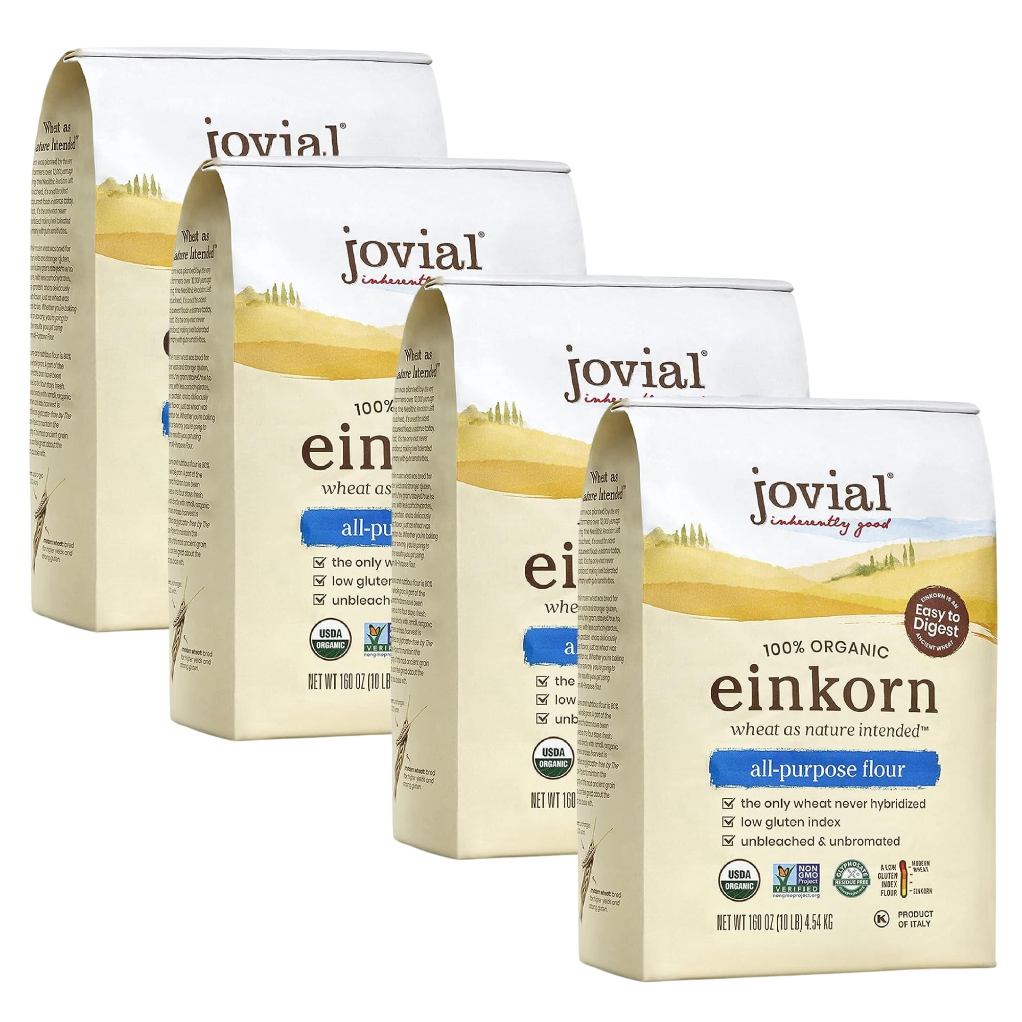 Jovial Organic Einkorn Unbleached DEF29 All Purpose Flour - Bread ...