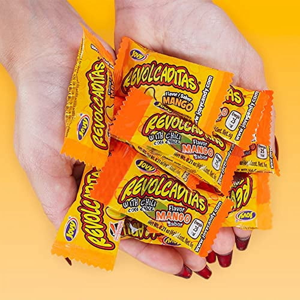 Jovy Revolcaditas Mango Flavor with Chili | Mexican Candy | 100 piece ...