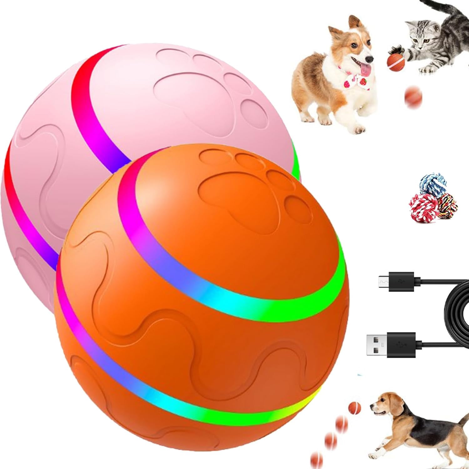 Jowl Jiggler Dog Toy, Jiggle Ball For Dogs, Shaky Ball Toy for Dogs ...