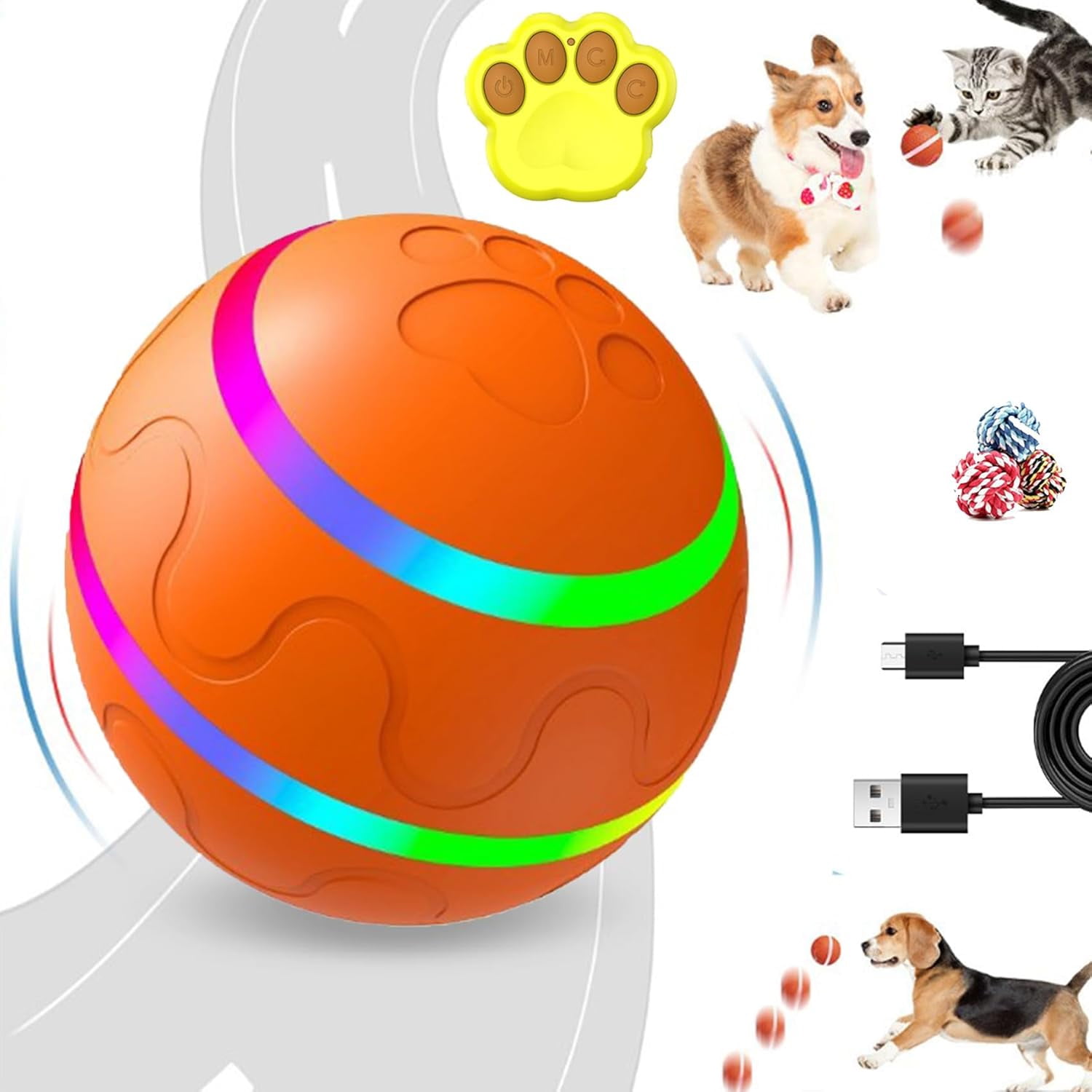 Jowl Jiggler Dog Toy, Jiggle Ball For Dogs, Shaky Ball Toy for Dogs ...