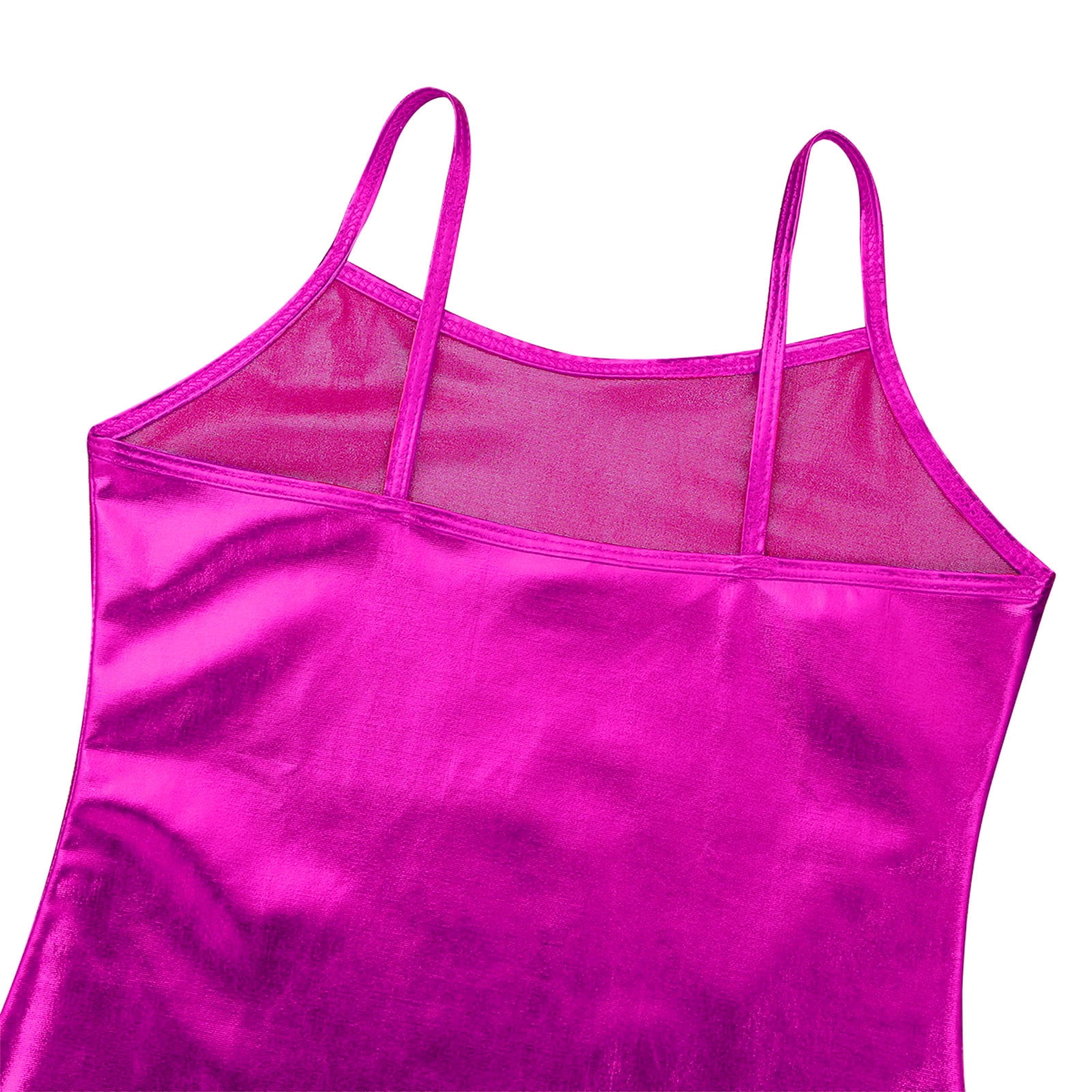 Jowowha Kids Girls Cami Metallic Dance Camisole Tank Top Stage ...