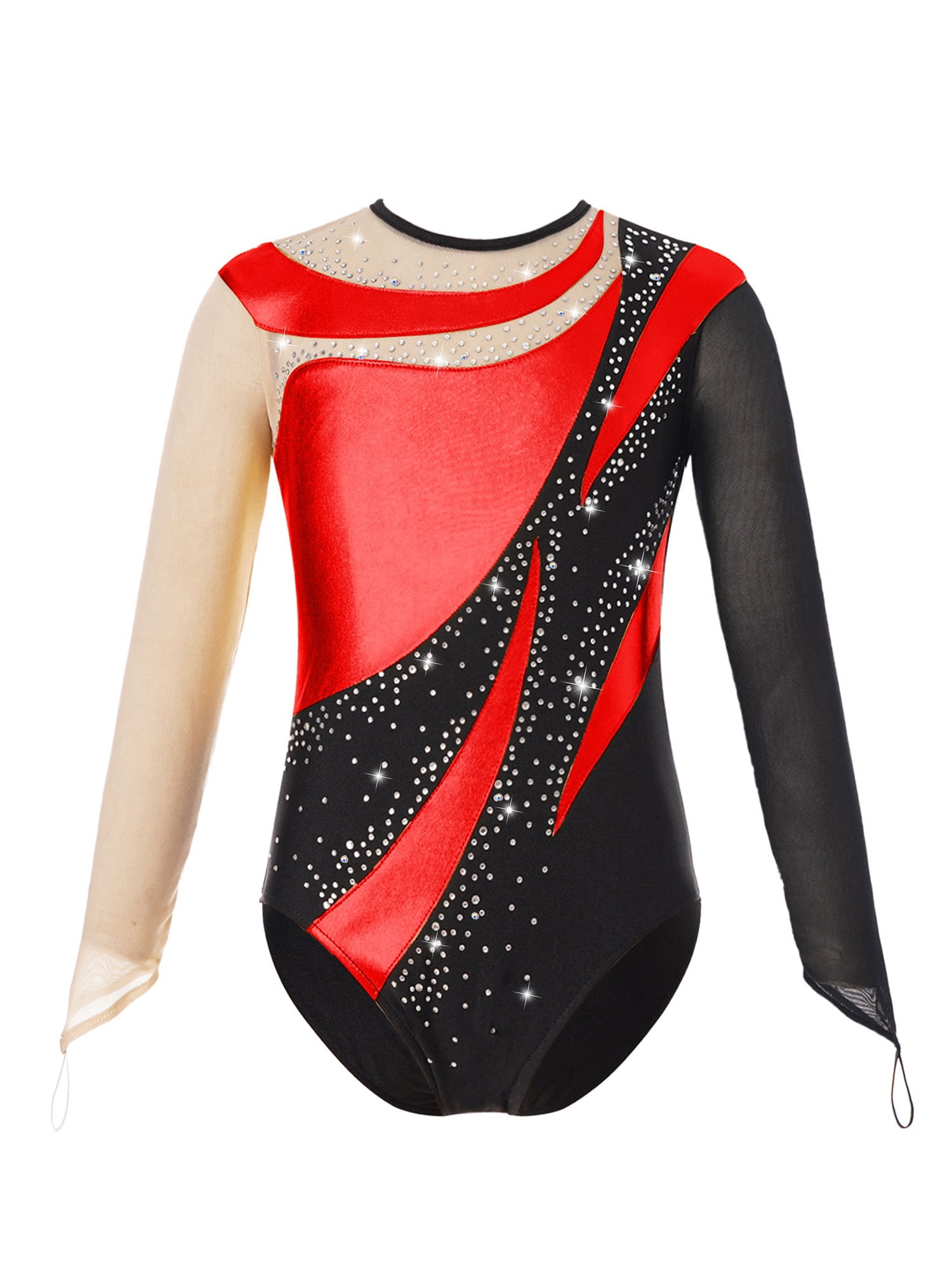 Jowowha Leotard for Girls Shiny Metallic Ballet Dance Gymnastic ...