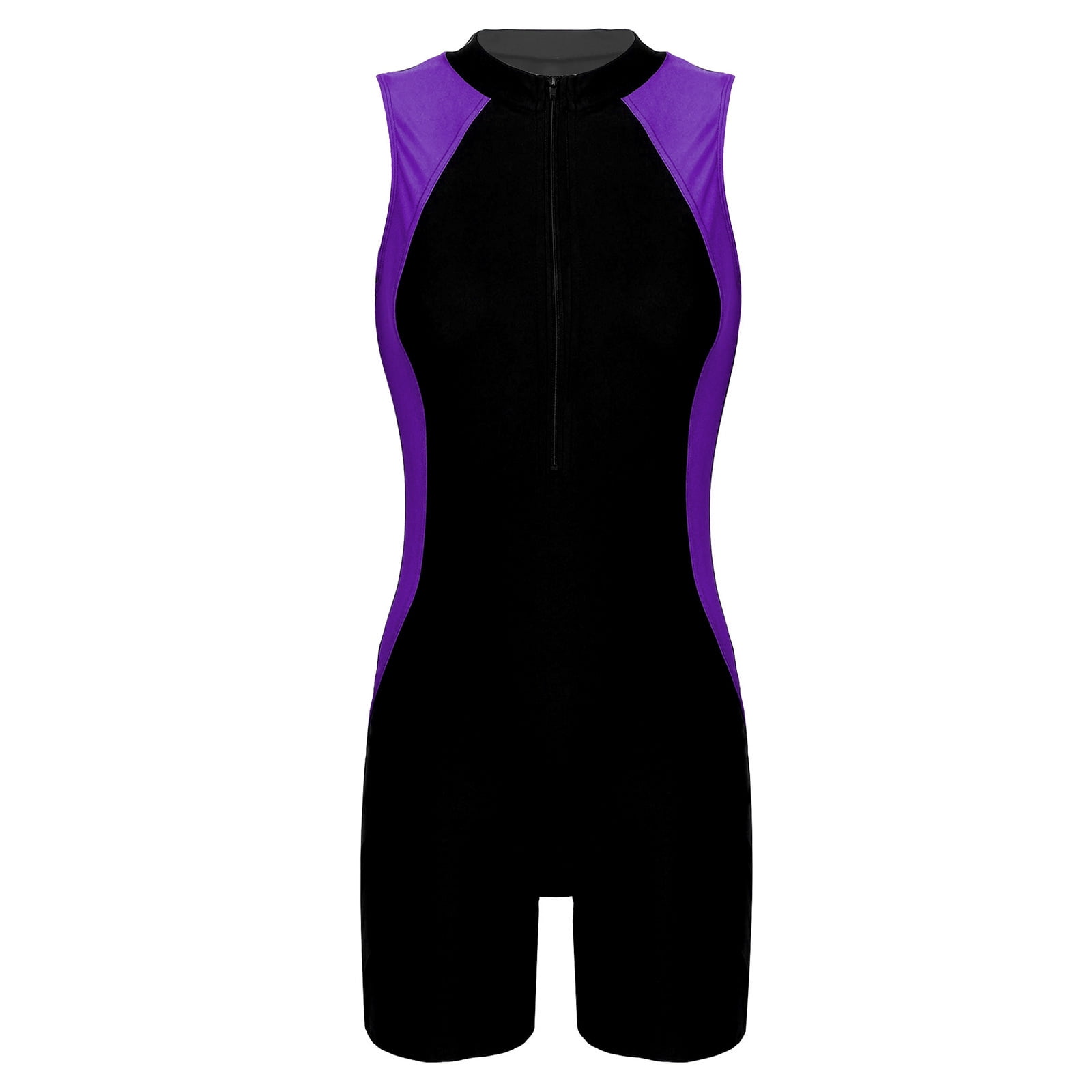 Jowowha Women's 80s/90s Leotards One Piece Swimsuit Colorblock Unitard ...