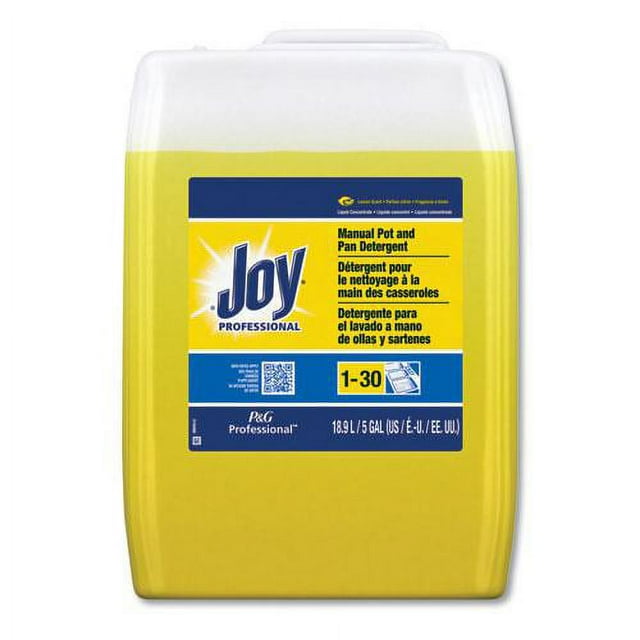 Joy Dishwashing Liquid, Lemon Scent, 5 gal Cube - Walmart.com