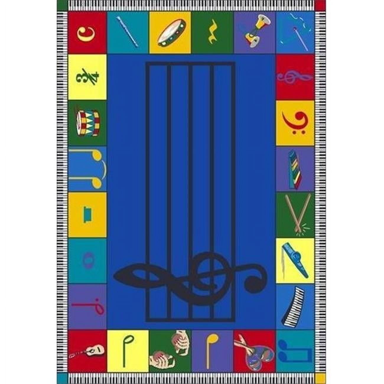 Joy Carpets 1462D-02 Noteworthy- Preschool 7 ft.8 in. x 10 ft.9 in ...