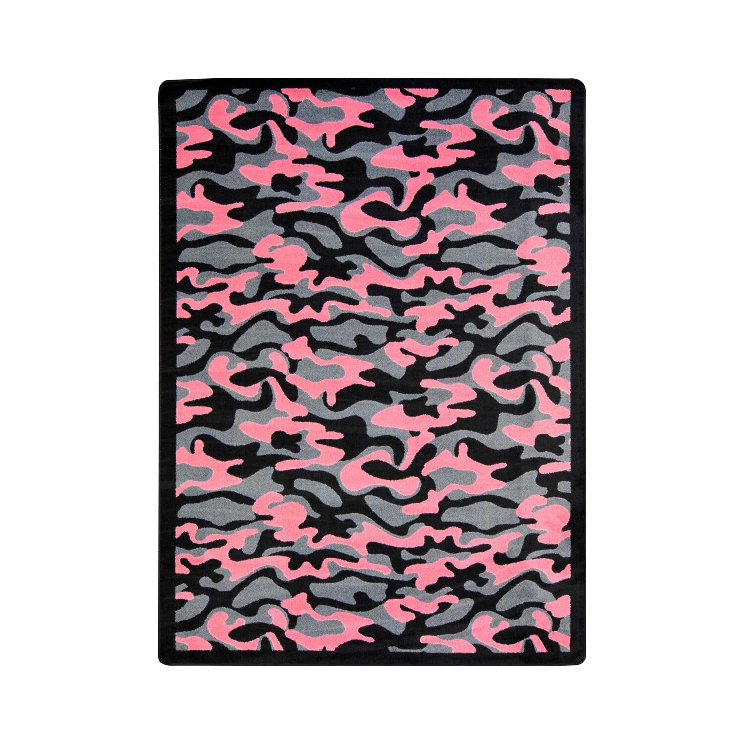Kaleidoscope - Whimsical Area Rugs Funky Camo, 3'10" x 5'4", Pink ...
