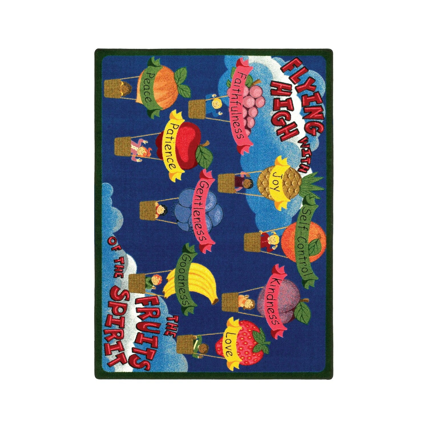 Kid Essentials Inspirational Area Rugs Fruits of the Spirit Rectangle 5 ...