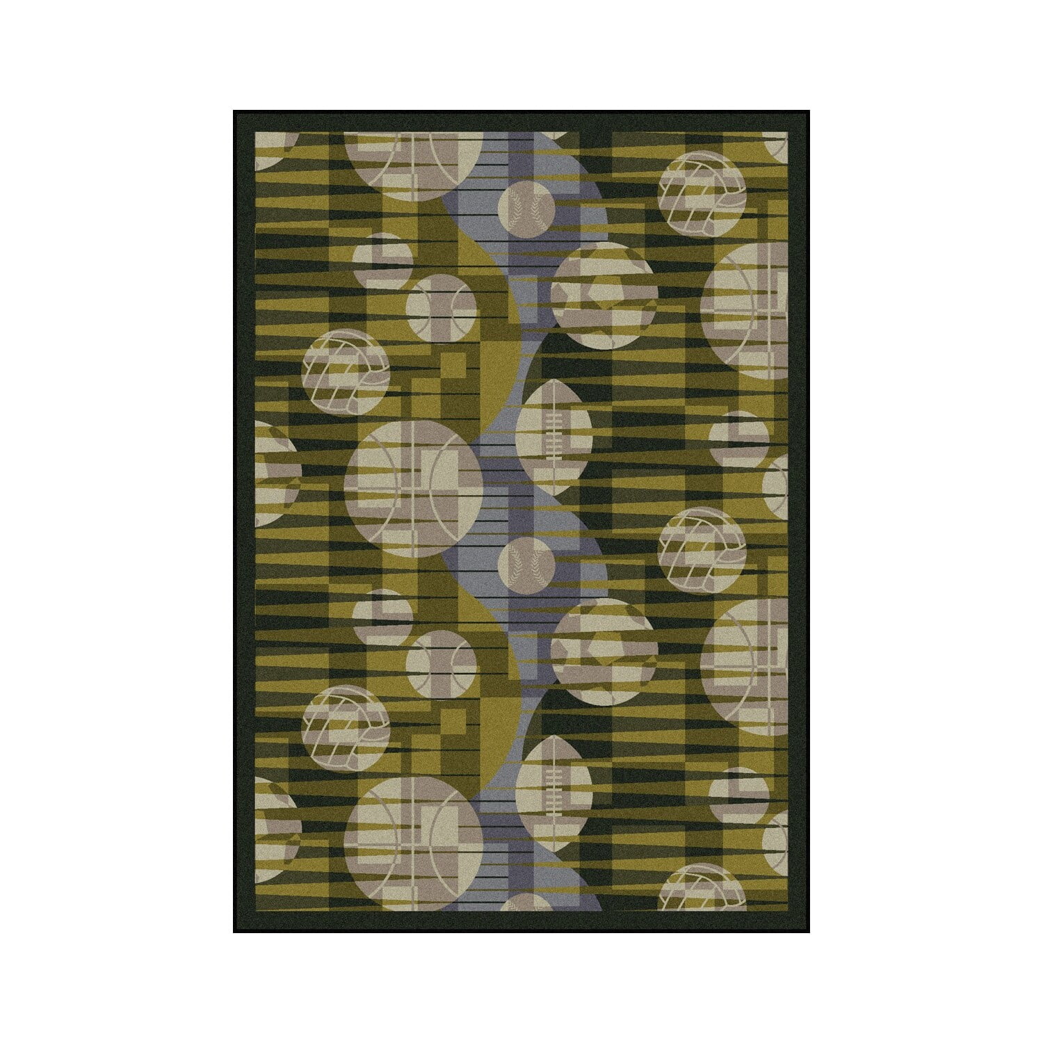 Joy Carpet Keeping Score Green 7'8" x 10'9" - Walmart.com