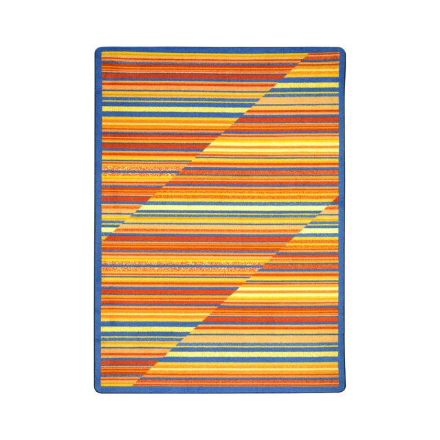 Kid Essentials - Teen Area Rugs Rhythm, 7'8" x 10'9", Sunset - Walmart ...