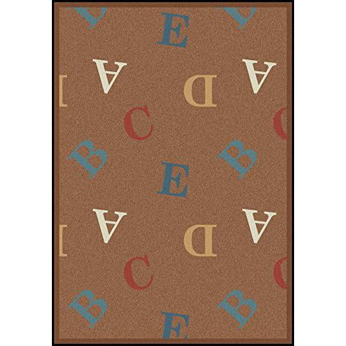 Joy Carpets 1728C-01 Playful Patterns Love Letters Rectangle Childrens ...