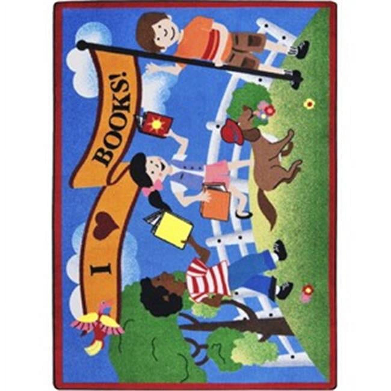 Joy Carpets 1787D Library Day Rug 7 ft. 8 in. x 10 ft. 9 in. - Multi ...