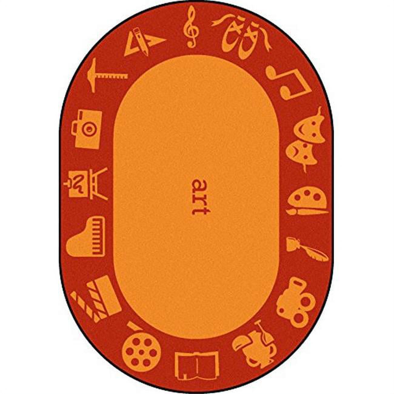 Joy Carpets 1912CC-05 5 ft. 4 in. x 7 ft. 8 in. Steam Classroom Kid ...