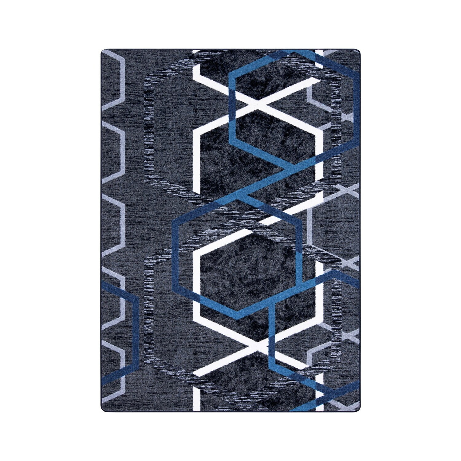 Joy Carpets 1985D-04 7 ft. 8 in. x 10 ft. 9 in. Double Helix Area Rug ...