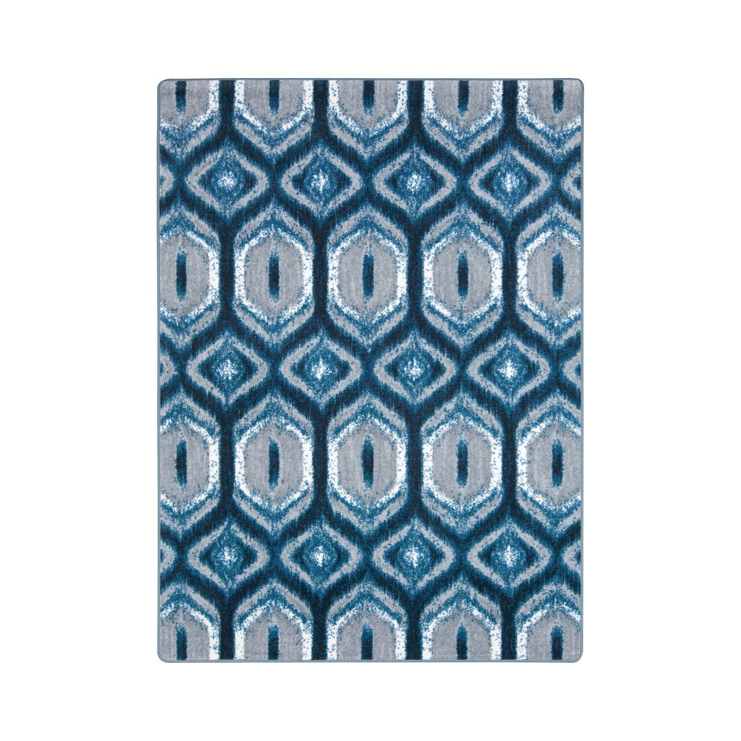 Joy Carpets 1994B 3 ft. 10 in. x 5 ft. 4 in. Chelsea Area Rug Peacock ...