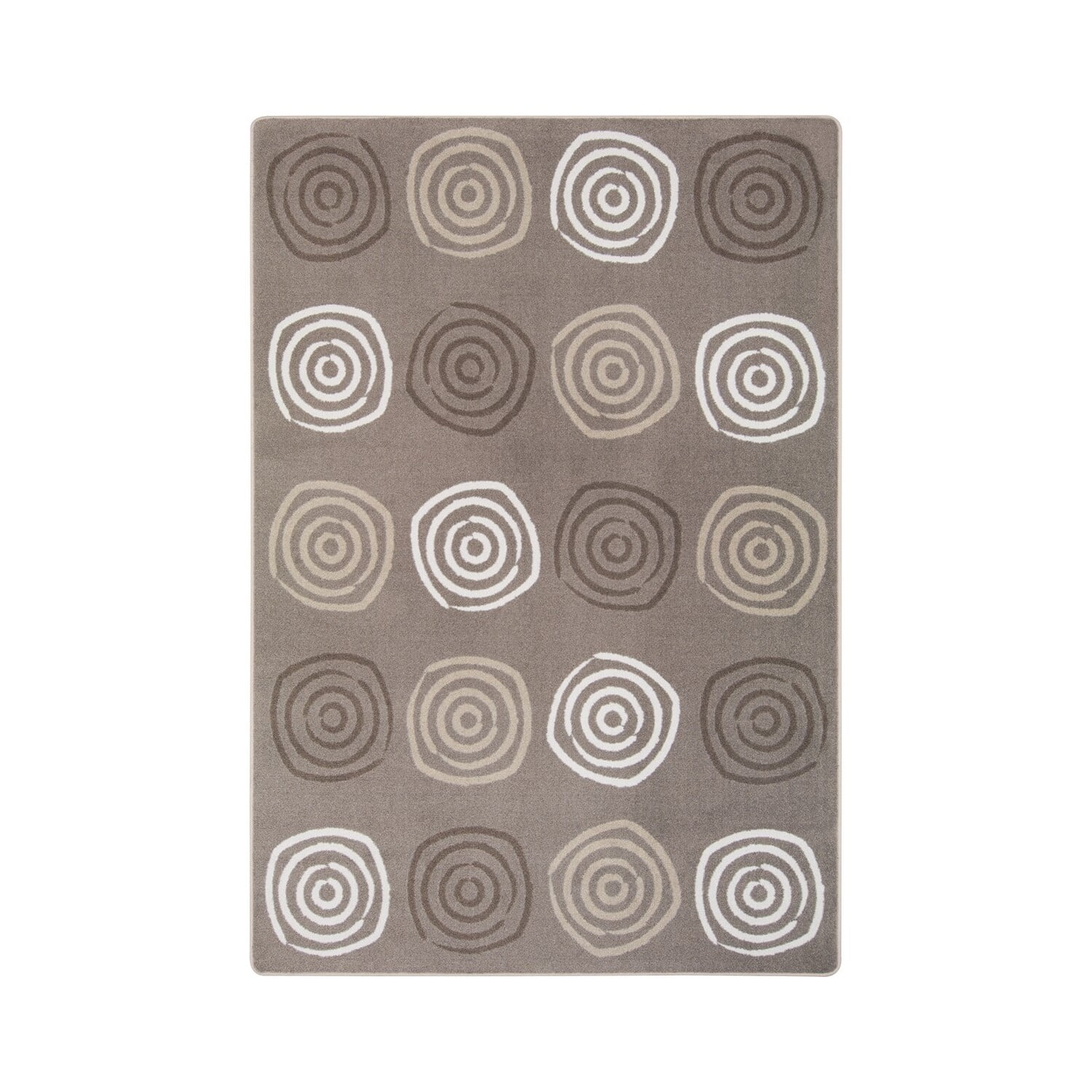 Joy Carpets 2012D-03 Simply Swirls Rectangle Area Rug Neutral - 7 ft. 8 in. x 10 ft. 9 in ...