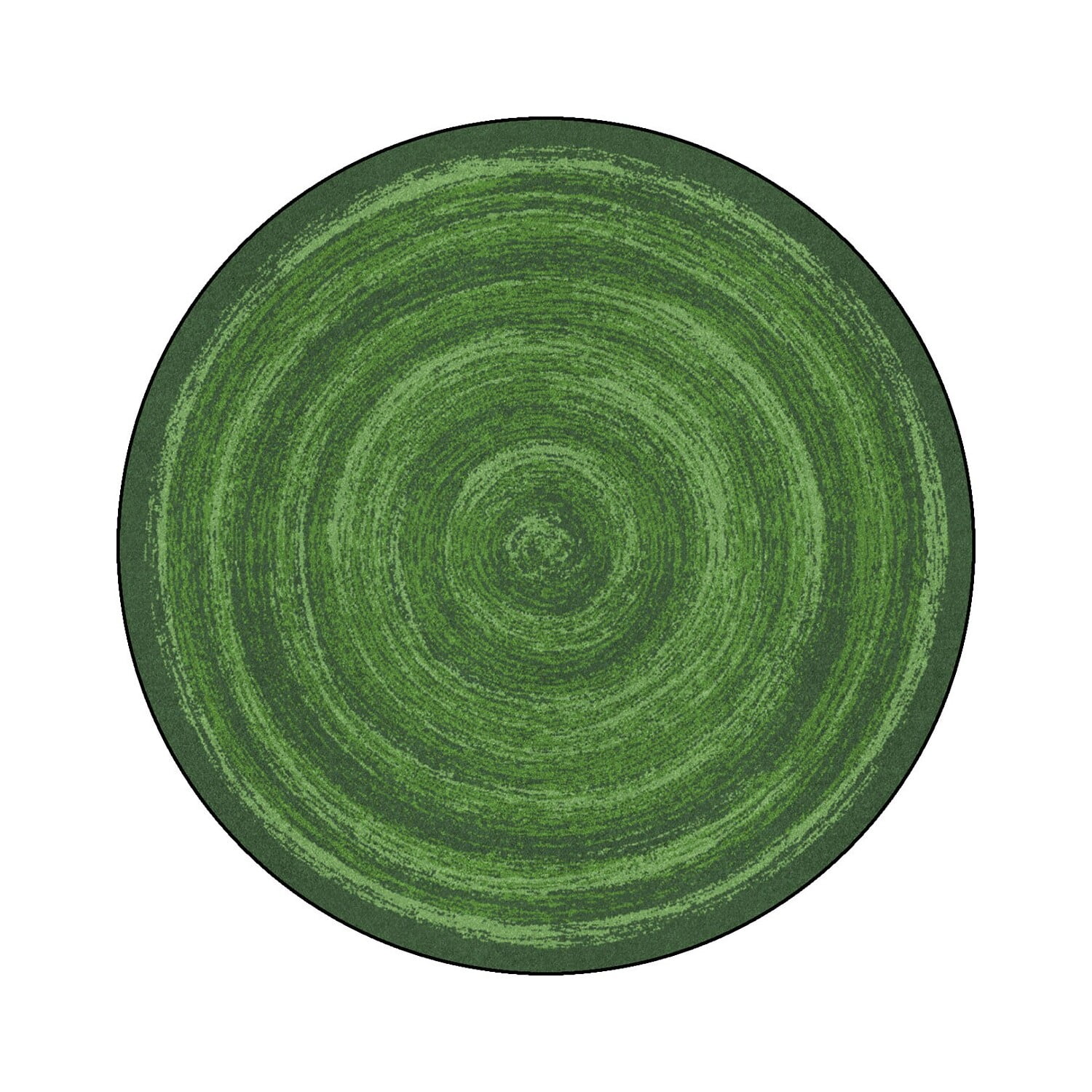 Feeling Fun 5'4" Round Area Rug In Color Green-Color:Green,Material ...