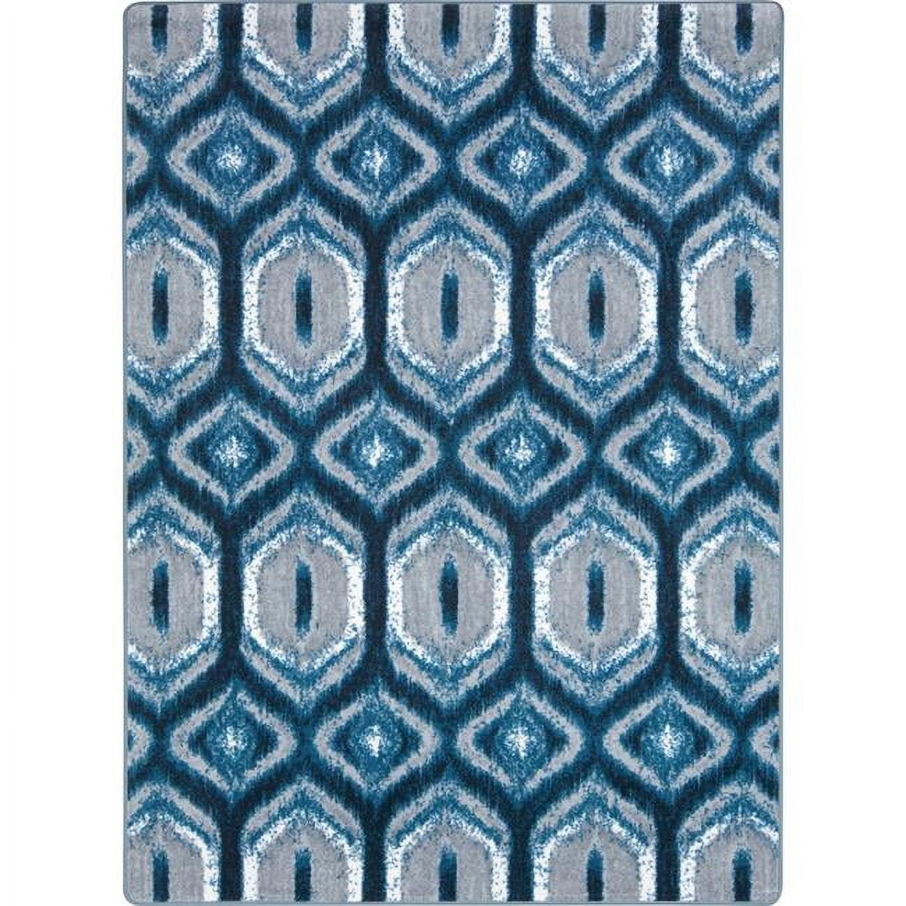 Joy Carpets 5 ft. 4 in. x 7 ft. 8 in. Chelsea Area Rug Peacock ...