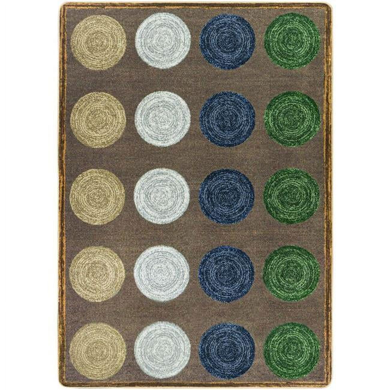 Joy Carpets 5 ft. 4 in. x 7 ft. 8 in. Mindful Seating Children Area Rug ...