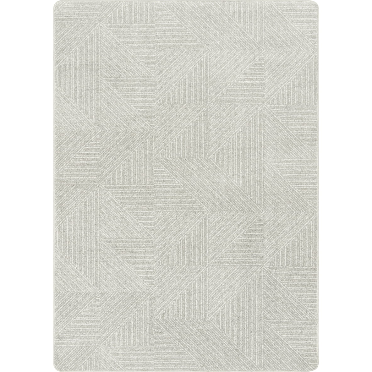 Joy Carpets Above Board 3'10" x 5'4" Area Rug in color Dove - Walmart.com