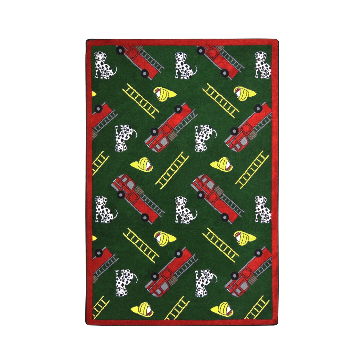 Playful Patterns - Children's Area Rugs Hook and Ladder, 7'8" x 10'9 ...