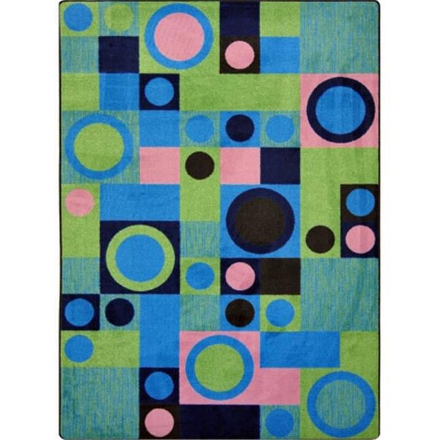 Joy Carpets Kid Essentials City Block Rectangle Teen Area Rugs 03 Green ...