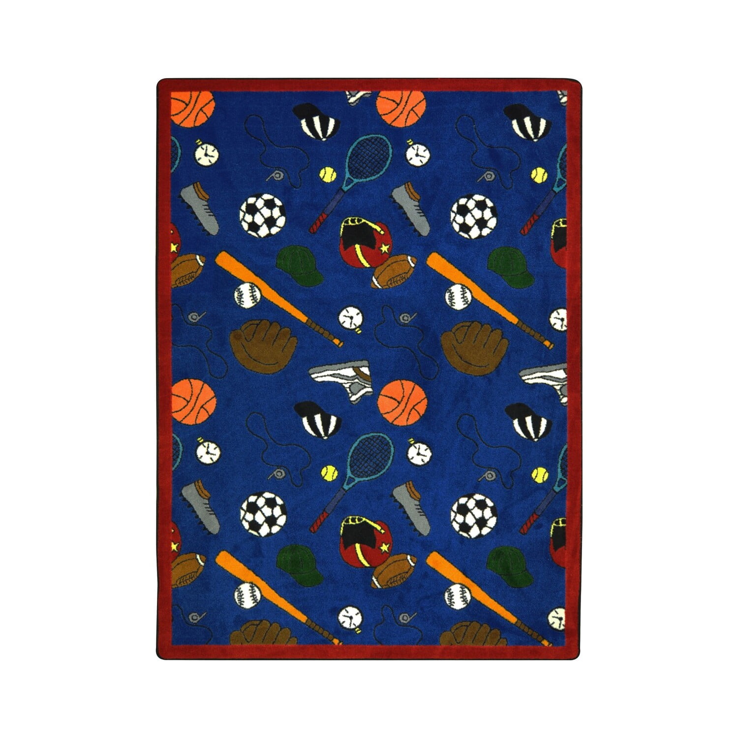 Games People Play - Gaming & Sports Area Rugs Multicolored-Sport, 7'8 ...