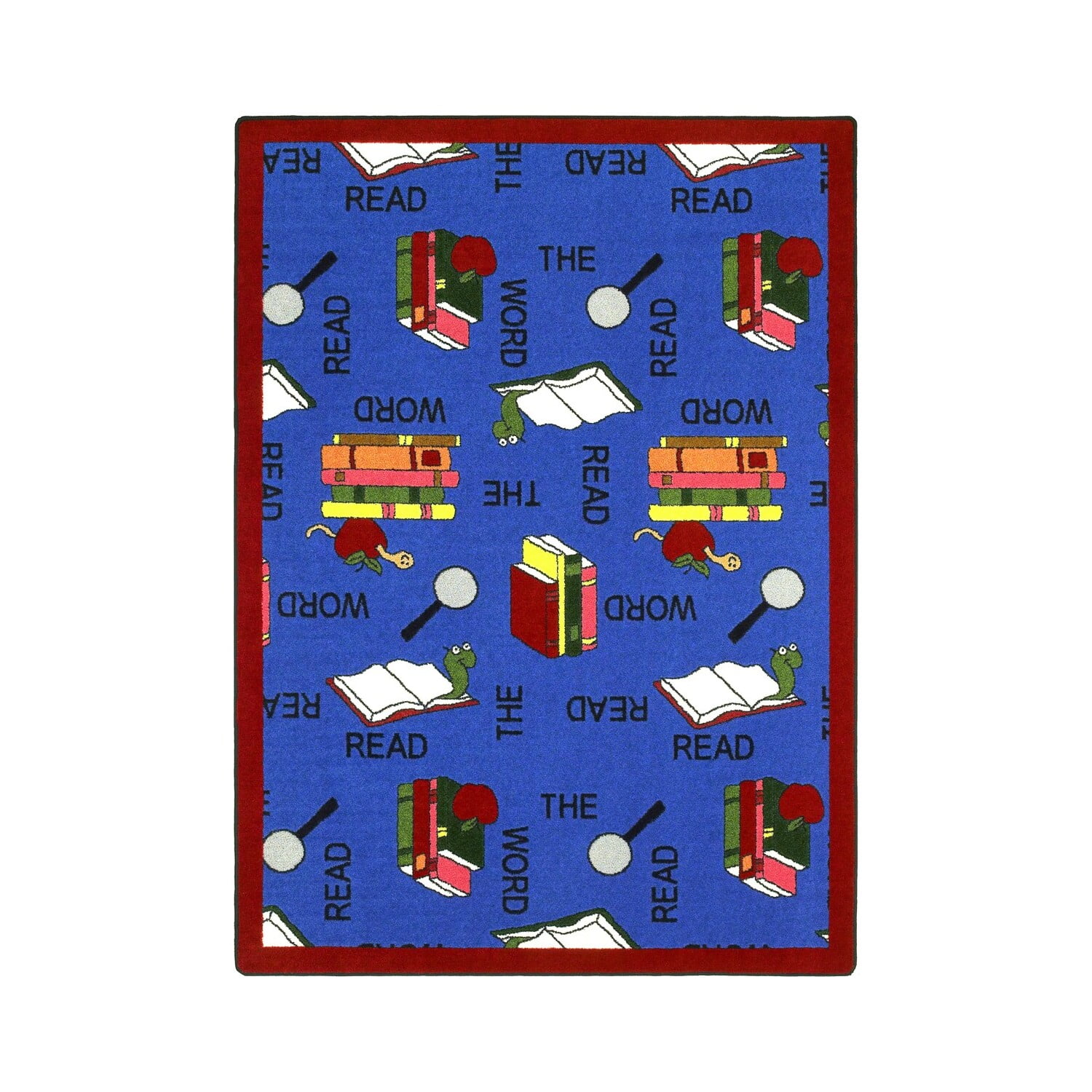 Read the Word 5'4" x 7'8" Area Rug In Color Multi - Walmart.com