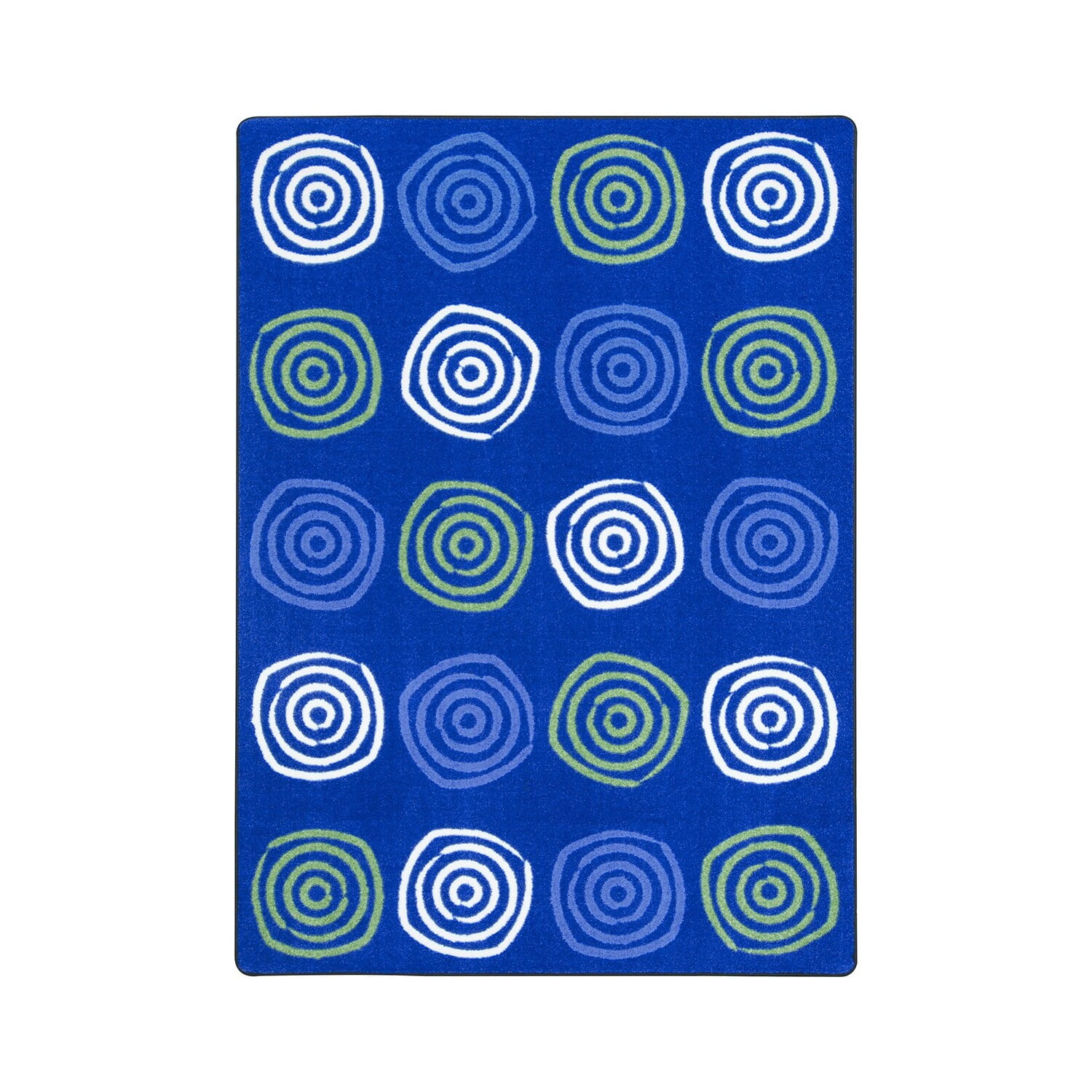 Joy Carpets Simply Swirls Rectangle Area Rug Seaglass - 7 ft. 8 in. x 10 ft. 9 in. - Walmart.com