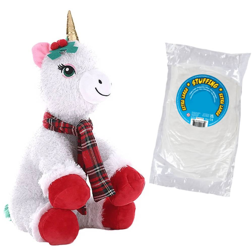 Plush Gear Joy The Christmas Unicorn 16" DIY Plush Toy Kit with Soft ...
