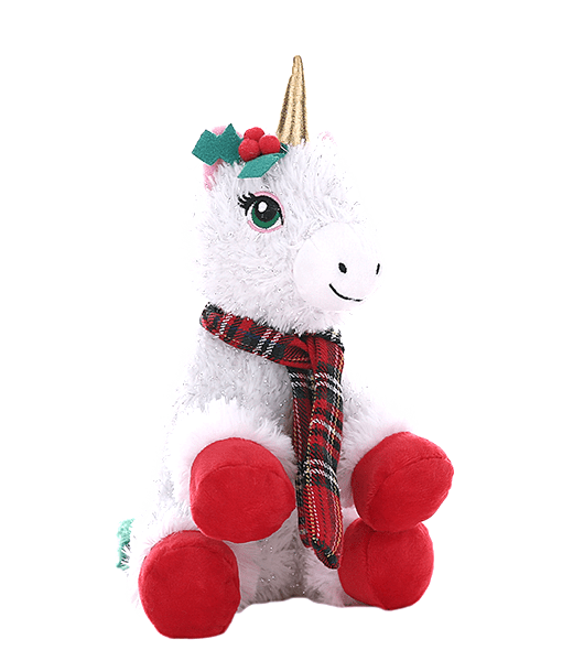 Joy the Christmas Unicorn Plush Toy Skin, DIY 8" Toy Kits with Hand ...
